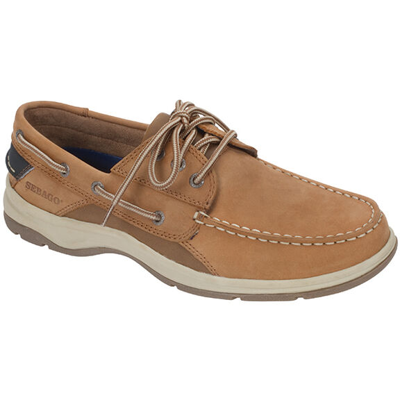 sebago brown boat shoes