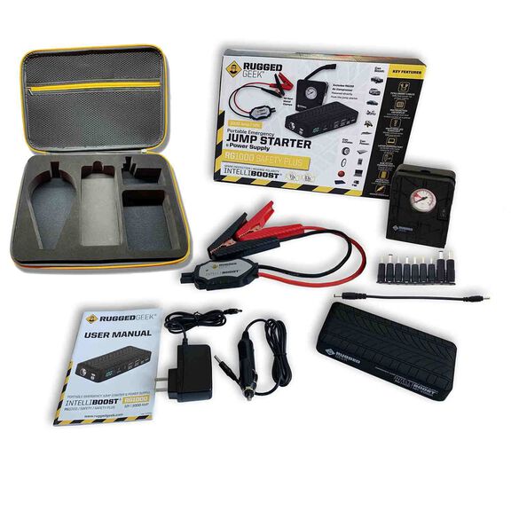 RUGGED GEEK RG1000 Safety Plus Battery Jump Starter