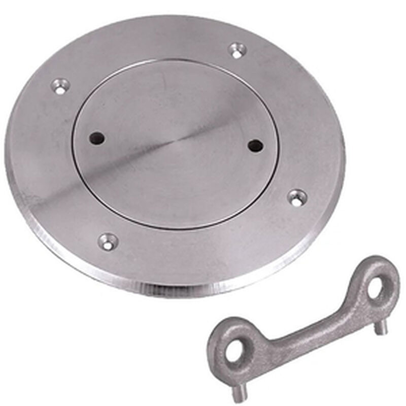 PERKO 4" Screw-In Deck Plate, Chrome | West Marine