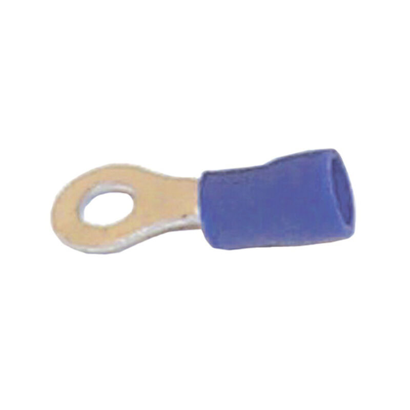 SIERRA 16-14 AWG Ring Terminals, 1/4", Blue, 10-Pack | West Marine