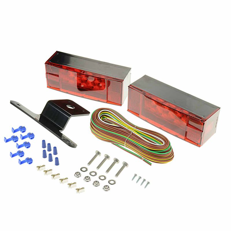 SEAVOLT LED Low Profile Rectangle Trailer Light Kit | West Marine