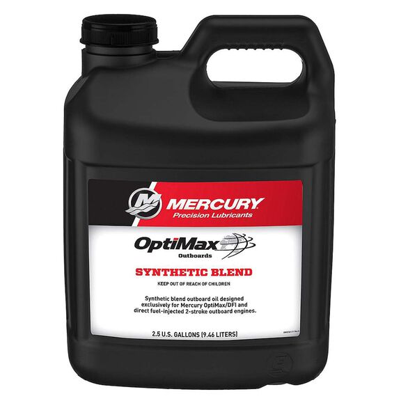 Mercury 8M0229800 2.5 Gal Synthetic‑Blend DI Oil for OptiMax