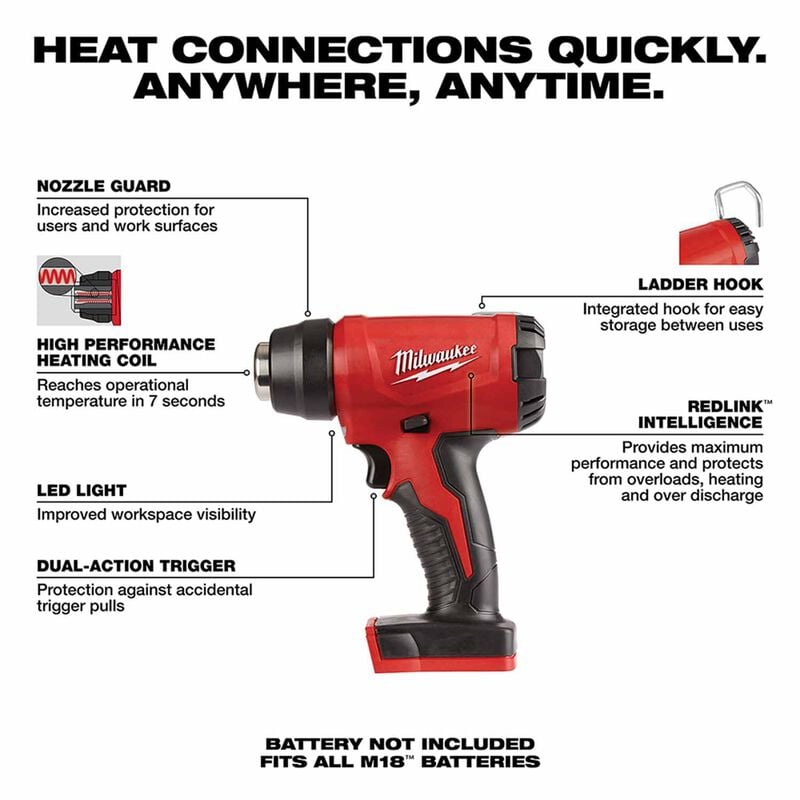 MILWAUKEE M18™ Compact Heat Gun | West Marine