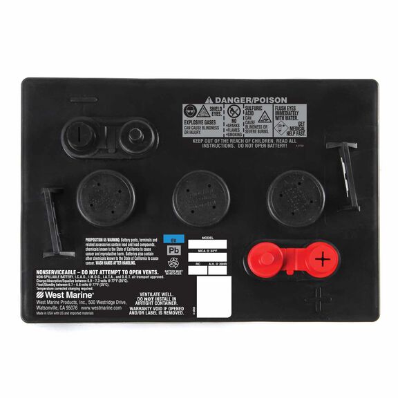 Reliable 190 Amp Hours AGM Battery: 6V Dual-Purpose Group GC2