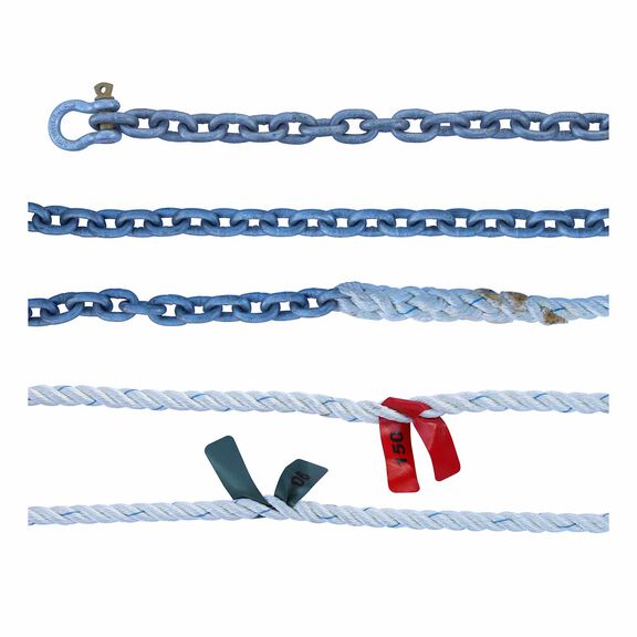 TITAN Superior Anchor Rode Package with 3-Strand Rope