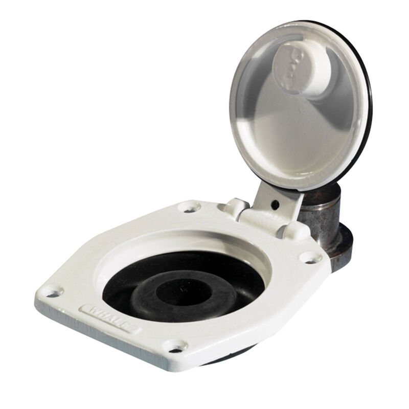 WHALE PUMPS Gusher 10 Pump Aluminum Deckplate with Lid | West Marine