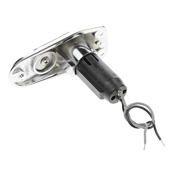 SEAVOLT Stern Light Base, Chrome Plated,12V DC