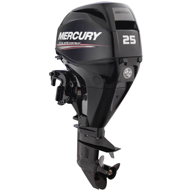 MERCURY MARINE 25hp Electric Start 4-Stroke Outboard, 20" Shaft, Remote ...