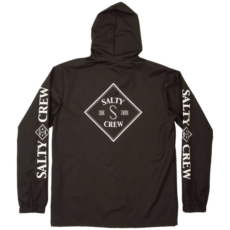 SALTY CREW L-Black Tippet Snap Jacket | West Marine