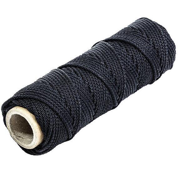 TIGRESS Black Nylon Braid, 100', 300lb.