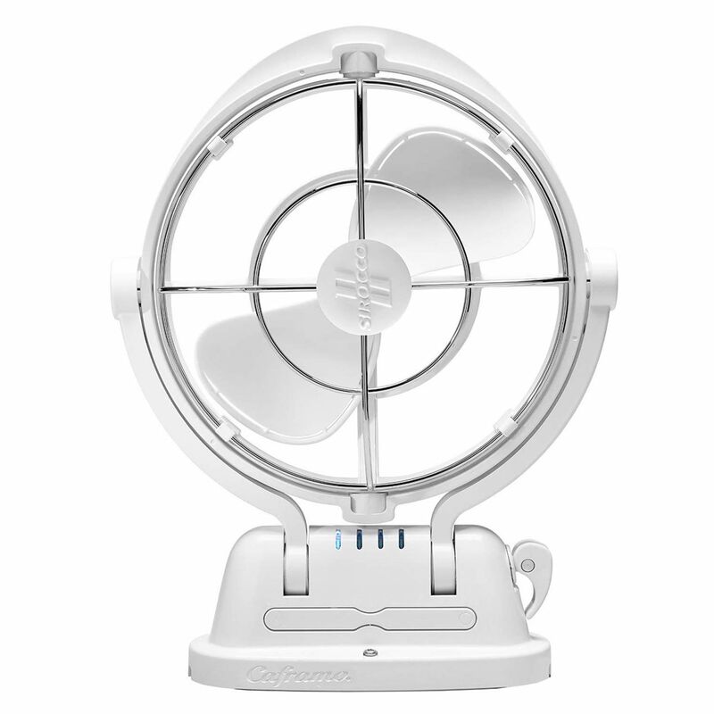CAFRAMO Sirocco II Cabin Fan, Multi-Position, White | West Marine