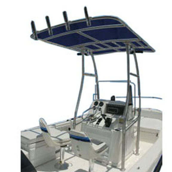 TACO MARINE Neptune No-Weld T-Top Kit with Four Rod Holders