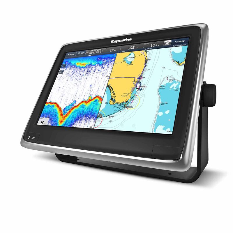 RAYMARINE a128 Multi-function Touchscreen Display with Built-in CHIRP ...