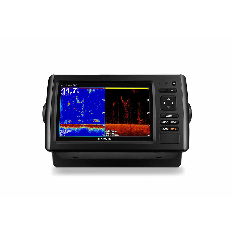 GARMIN echoMAP CHIRP 73dv Fishfinder/Chartplotter with GT22-TM ClearVü ...