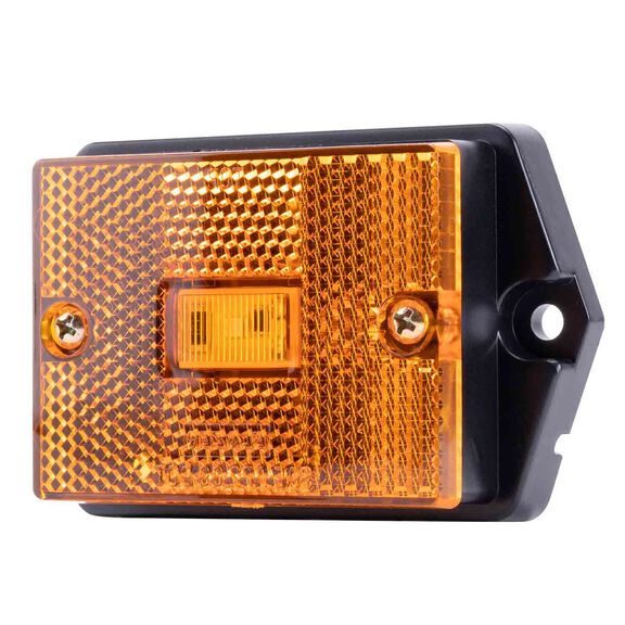 Hopkins 2.75in LED Rectangular Ear-Mount Marker Light Amber