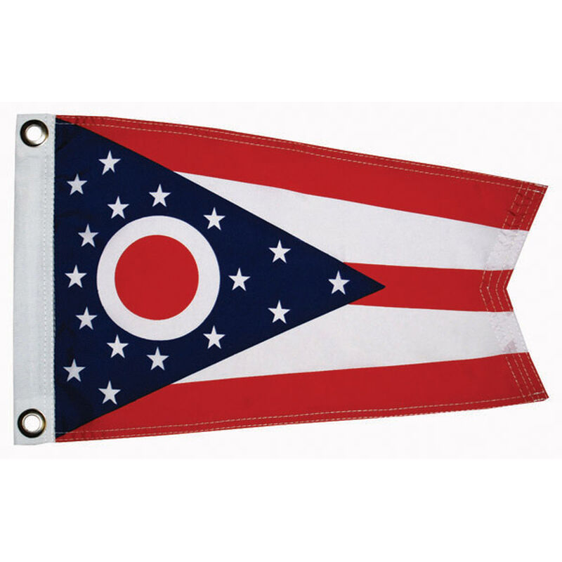 TAYLOR MADE Ohio State Flag, 12" x 18" | West Marine