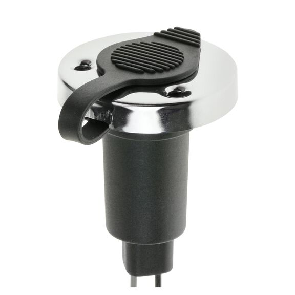 SEAVOLT Stern Light Base, Round, Stainless Steel, 12V DC