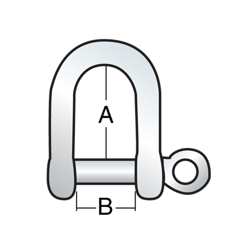 HARKEN 4 mm Stamped Shackle, Pair | West Marine