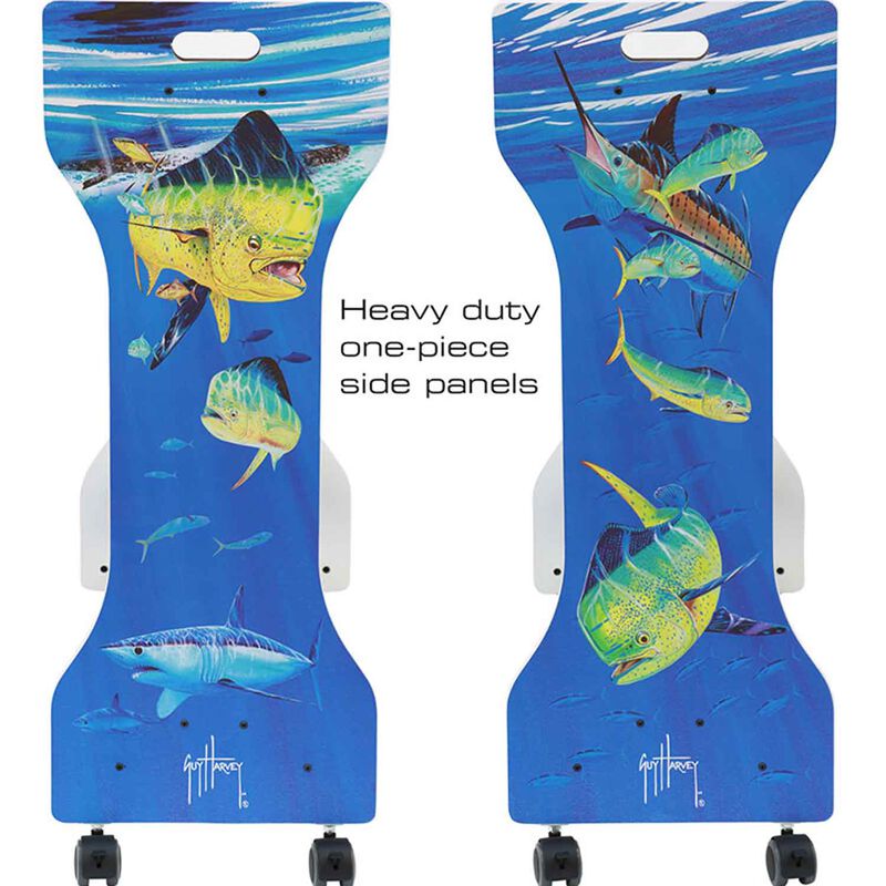 RUSH CREEK CREATIONS Guy Harvey 16 Rod Rolling Rack | West Marine