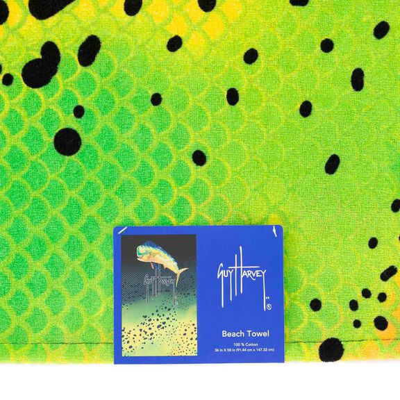 GUY HARVEY 58" x 36" Mahi Scales Towel