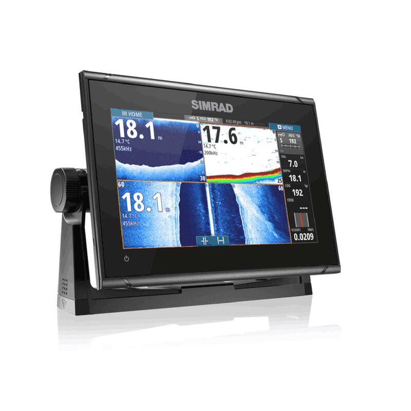SIMRAD GO9 XSE Multifunction Display with 83/200 Transducer and C-MAP ...