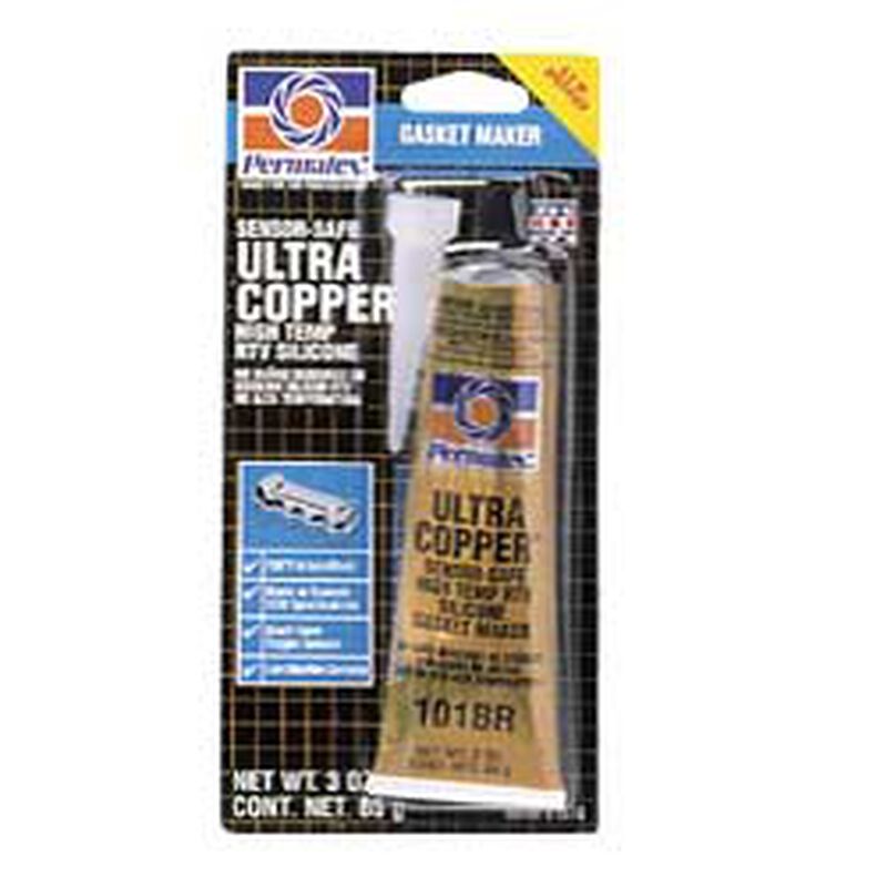PERMATEX Permatex® Ultra Copper® Maximum Temperature RTV Silicone ...