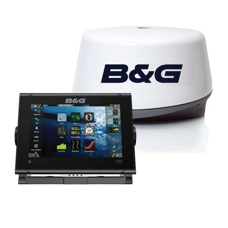 B&G Vulcan 7R Chartplotter with Global Basemap and 3G Broadband Radar Bundle | West Marine