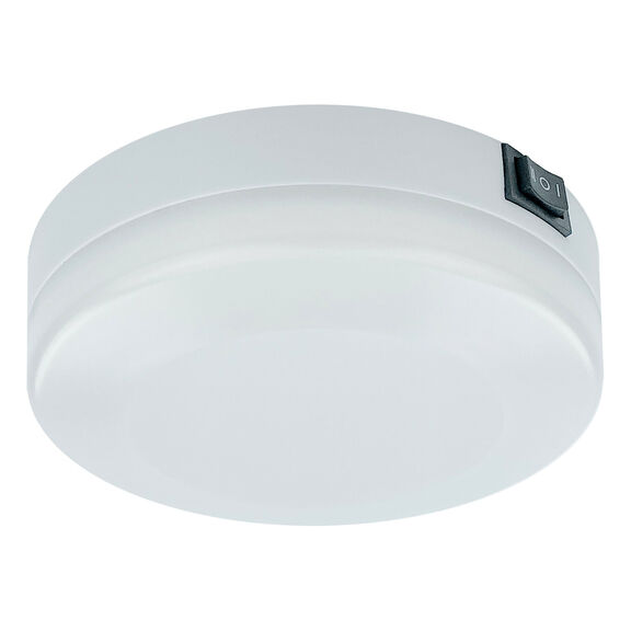 SEAVOLT 5 1/2" Plastic Housing LED Dome Light, White/Red