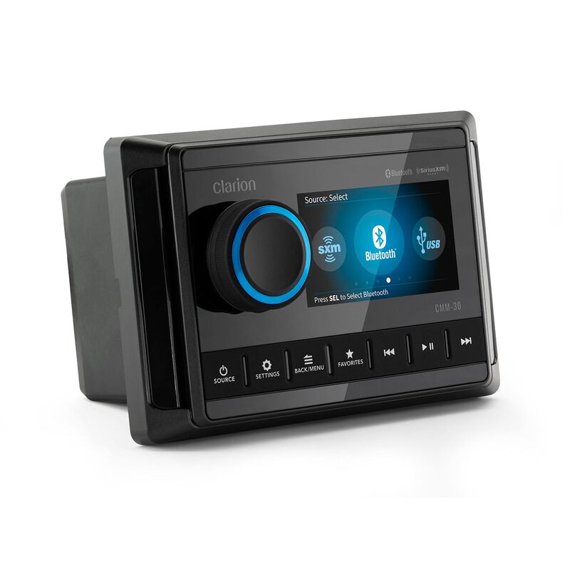 CLARION MARINE AUDIO CMM-30 Marine Source Unit with Full-Color LCD ...