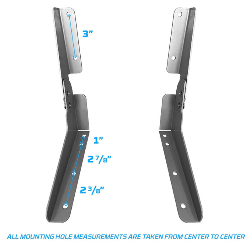 WISE SEATING Aluminum NO Pinch Seat Hinge, Silver | West Marine