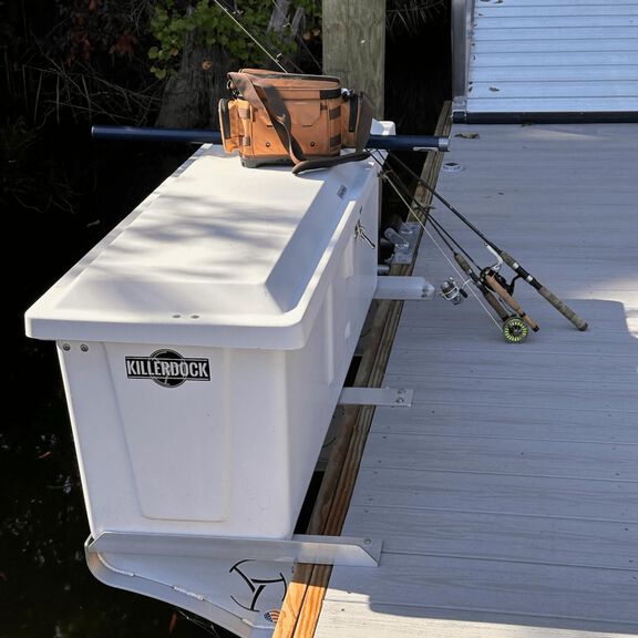 KILLERDOCK Dock Box Mounting Brackets for Dock Boxes Over 60"