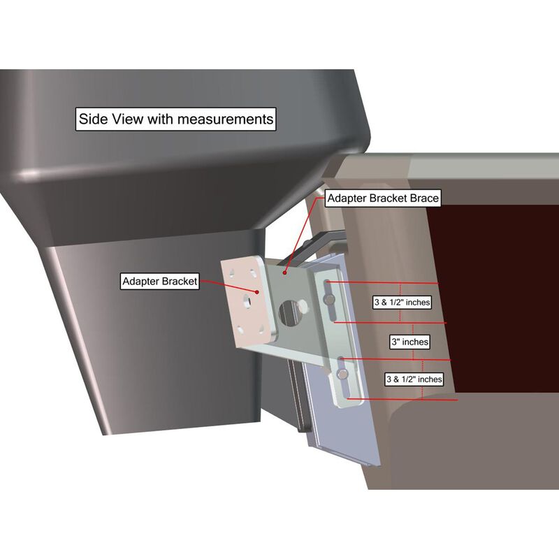 Side-Mounted Shallow Water Anchor Adapter Plate Kit | West Marine