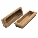 WHITECAP Teak Large Rectangular Drawer Pull (2 pack)
