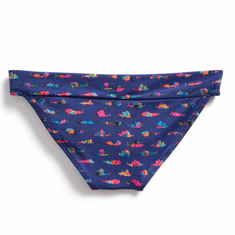 Women's Trippy Fish Banded AC Hipster Bikini Bottoms | West Marine