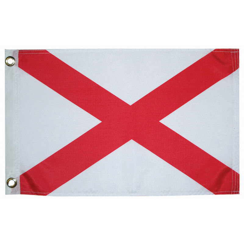 TAYLOR MADE Alabama State Flag, 12" x 18" | West Marine