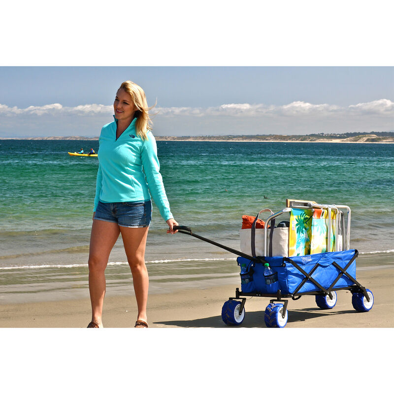 CREATIVE OUTDOOR Folding Utility Wagon, Blue | West Marine