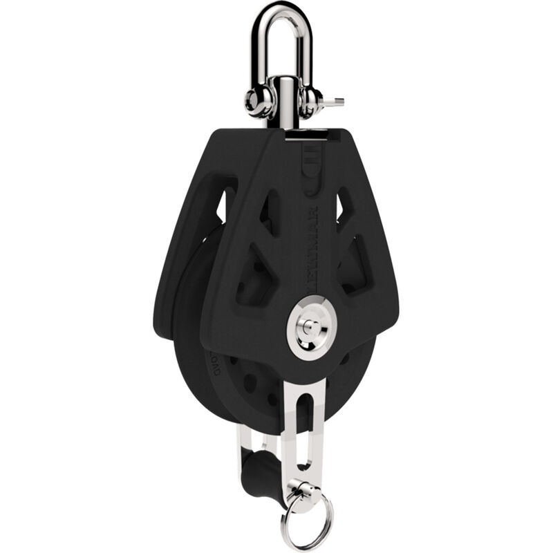 LEWMAR 90mm Synchro Single Block with Becket | West Marine