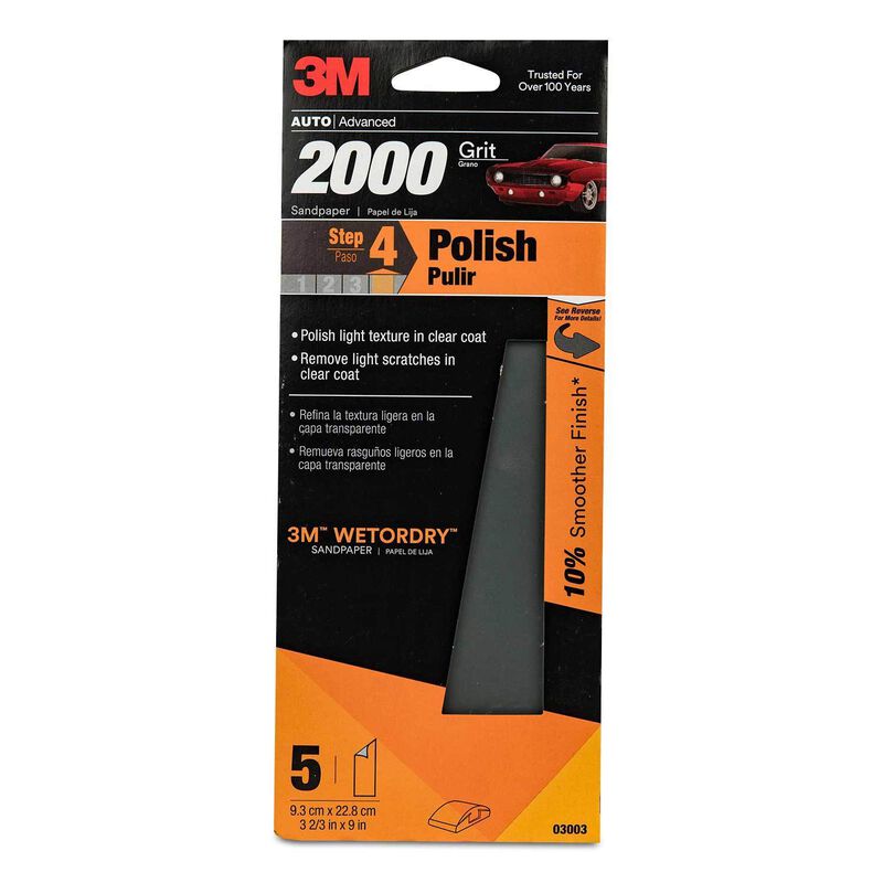 3M Wetordry™ Automotive Sandpaper, 2000 Grit | West Marine