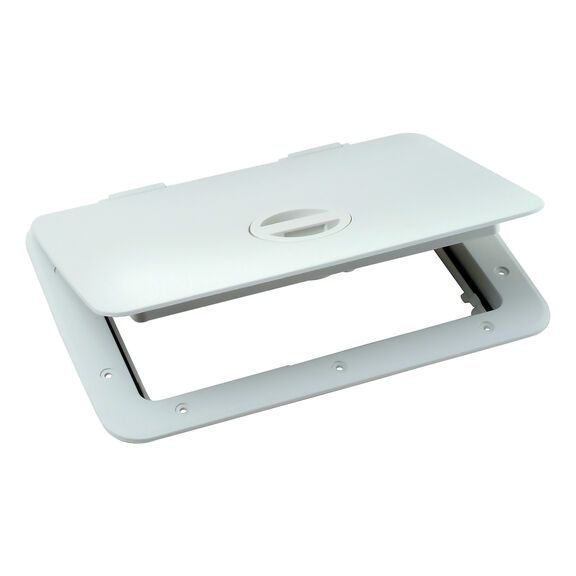 Tempress 11″ × 15″ Cam-Latch Hatch – White Marine Hatch