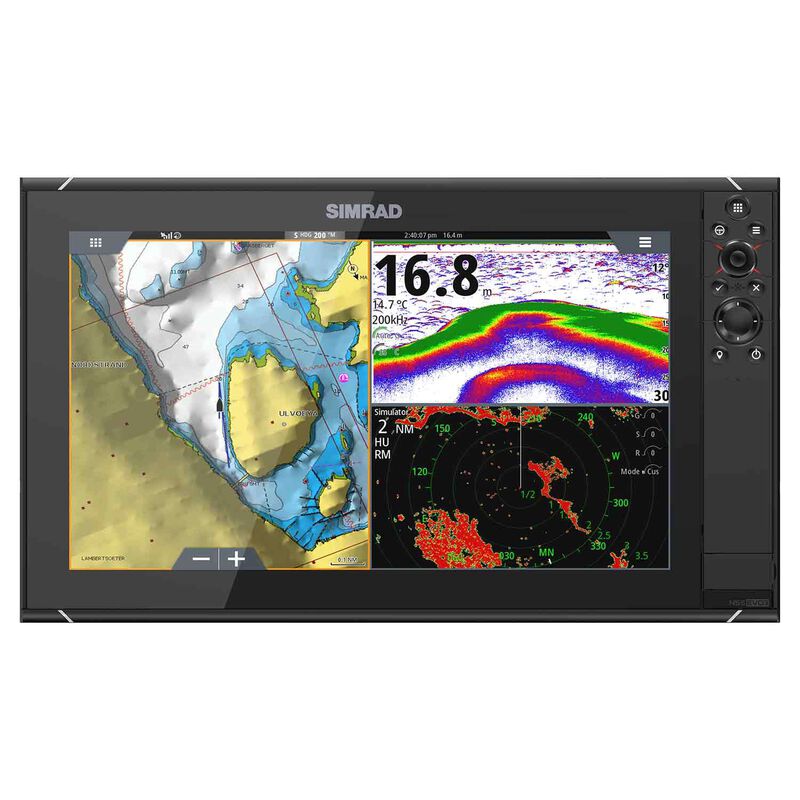 SIMRAD NSS16 evo3 Multifunction Display with C-MAP® US Enhanced Charts ...