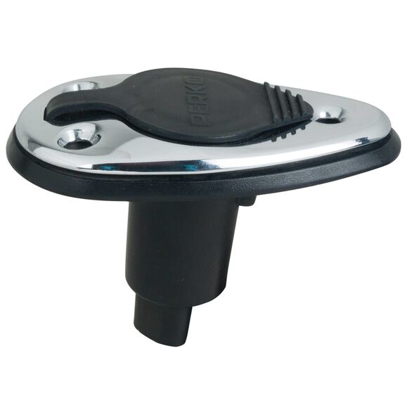 PERKO PERKO® Plug-In Type Base, 5° Base, 2 Contacts, Accepts Large ...