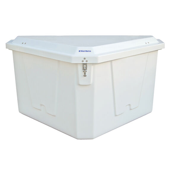 Triangle Dock Box - Durable & Spacious Storage