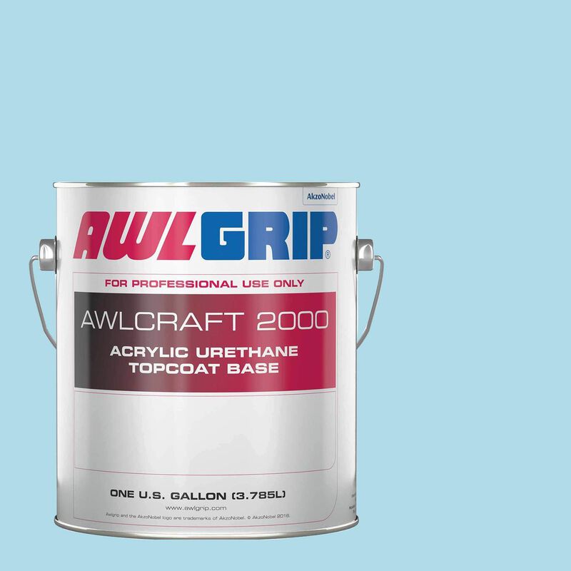 AWLGRIP Awlcraft 2000 Acrylic Urethane High-Gloss Topcoat, Light Blue ...