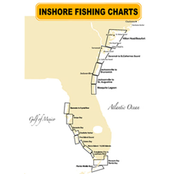 WATERPROOF CHARTS NW Florida Fishing Chart