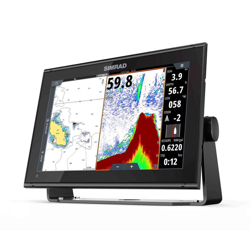 SIMRAD GO12 XSE Multifunction Display with Global Basemap Charts, No ...