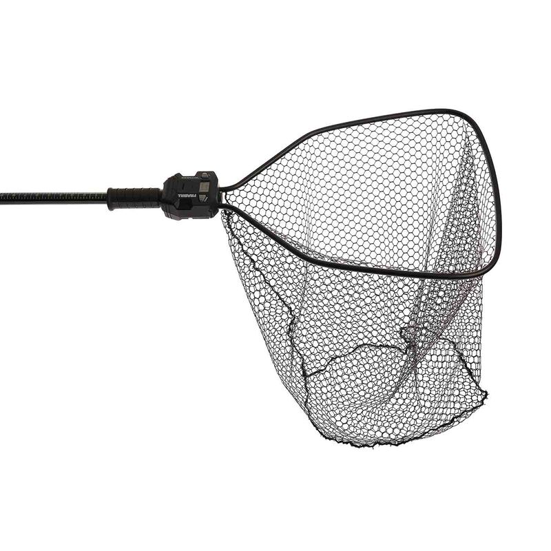 FRABILL Witness Weigh Landing Net with Integrated Scale, 48" Handle, 18 ...