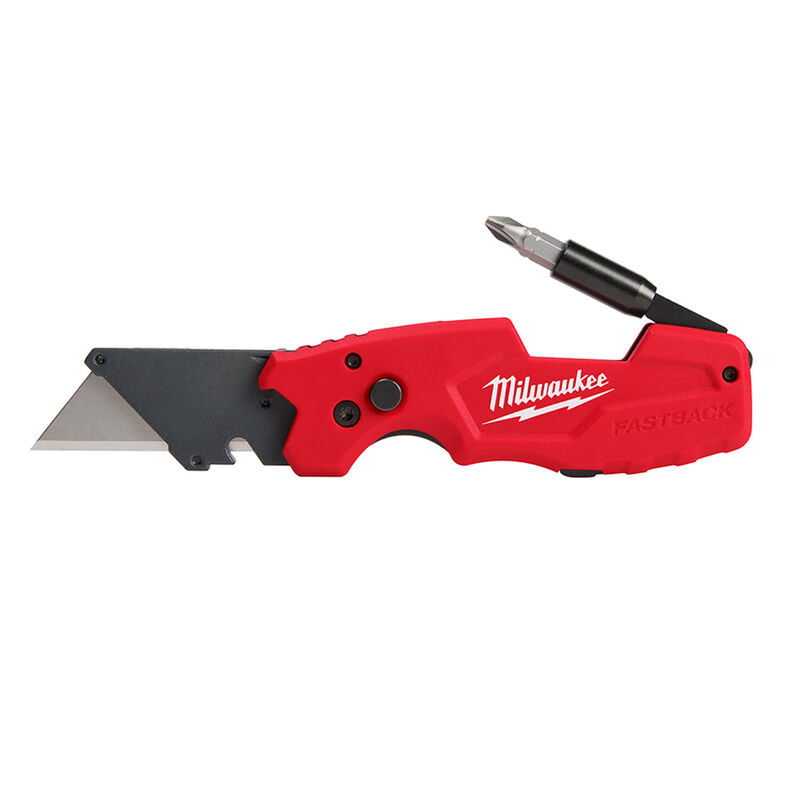 MILWAUKEE FASTBACK™ 6 in 1 Folding Utility Knife | West Marine