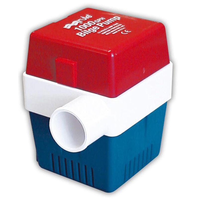 RULE INDUSTRIES 1000 GPH Electric Square Bilge Pump | West Marine