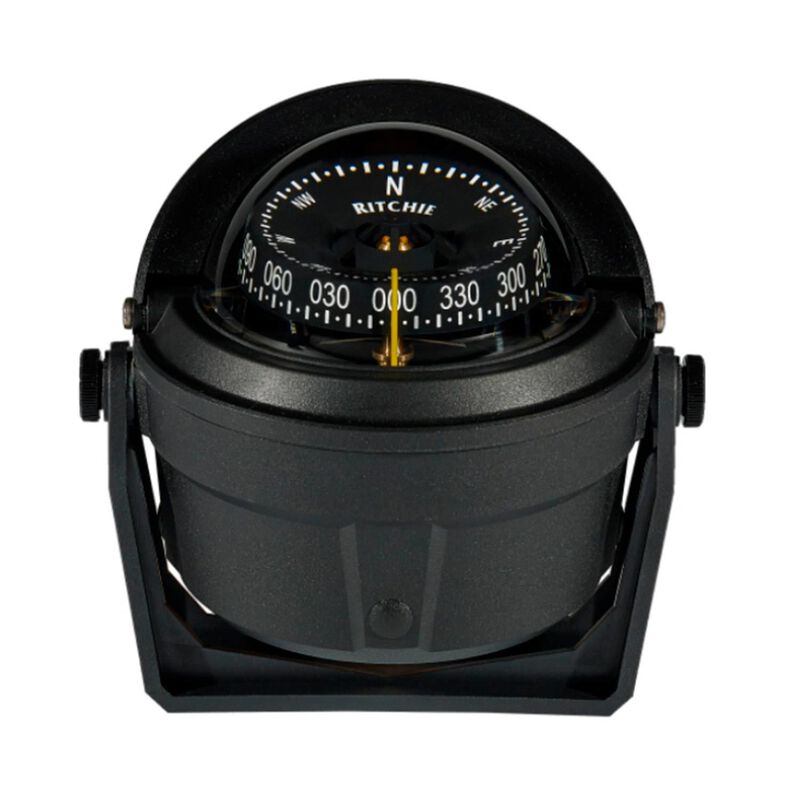 RITCHIE NAVIGATION Bracket-Mount Voyager Compass, CombiDamp Dial, Black ...