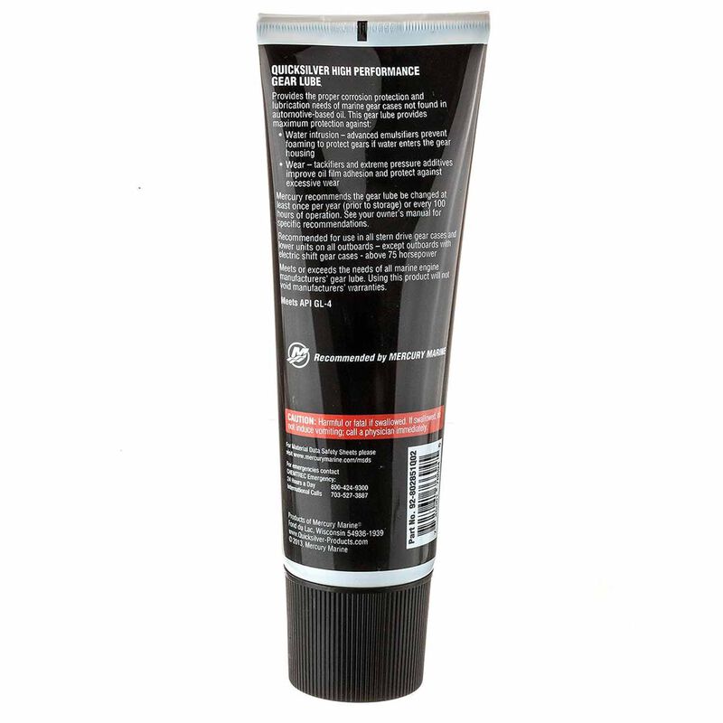QUICKSILVER 802851Q02 SAE 90 High Performance Gear Lube, 8 Oz. | West ...